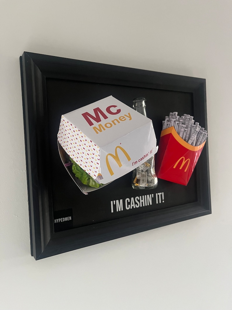 The Money Menu Frame - Etsy
