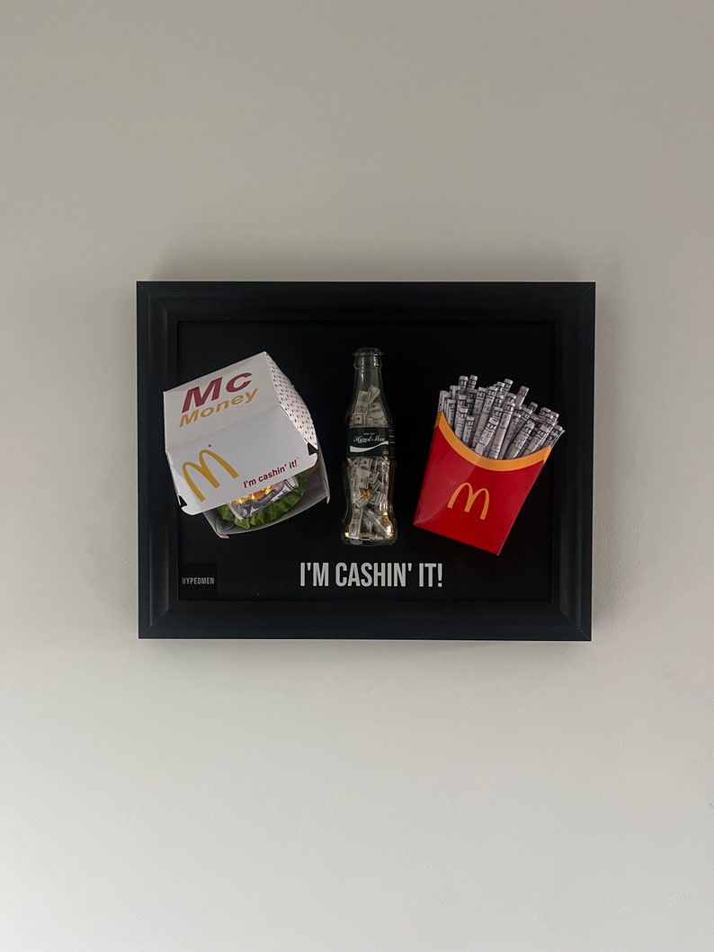 The Money Menu Frame - Etsy