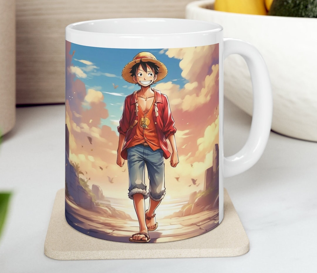 Luffy One Piece Mug, Anime Mug, One Piece Mug, Printed Mug, 11 Ceramic ...