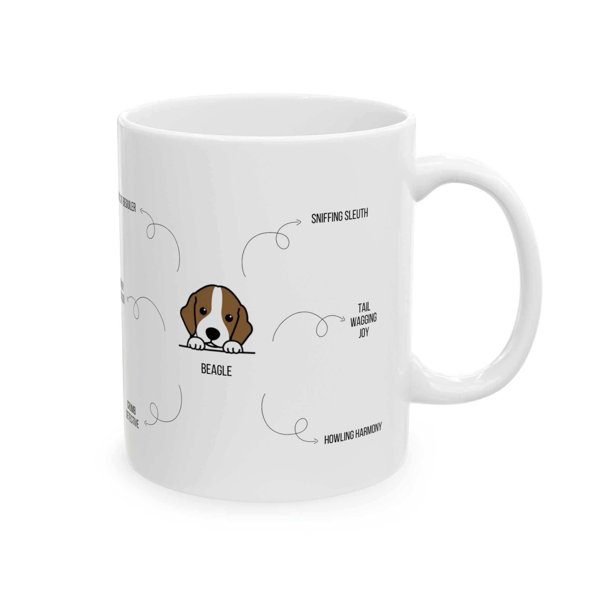 Beagle Mug, Doggo Doge, Dog Mum, Dog Dad, Dog Lovers, Birthday ...