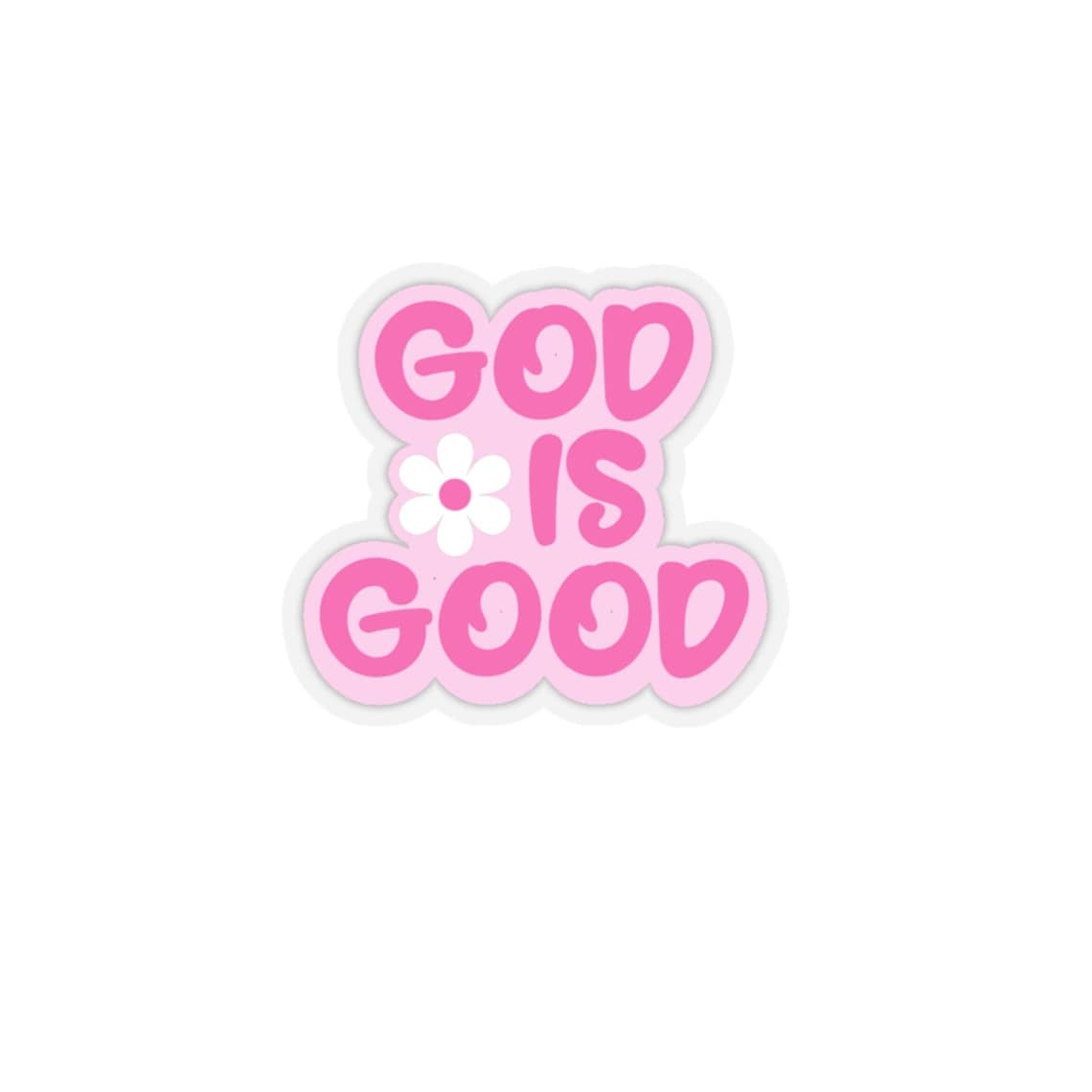 God is Good Sticker, Faith Sticker, Jesus Sticker, Flower Sticker - Etsy