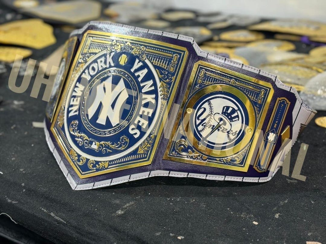 MLB New York Yankees 27X World Series Title Championship Belt Adult ...