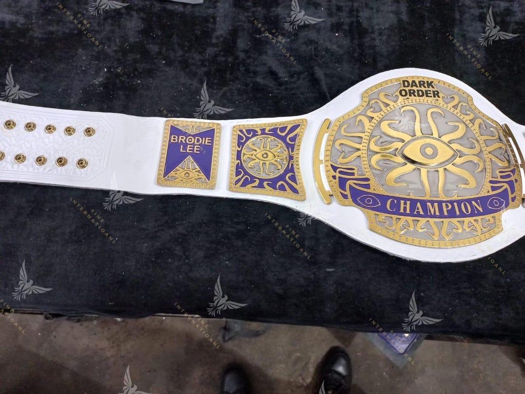 Hand Made AEW Dark World Order Heavyweight Wrestling Championship Belt ...