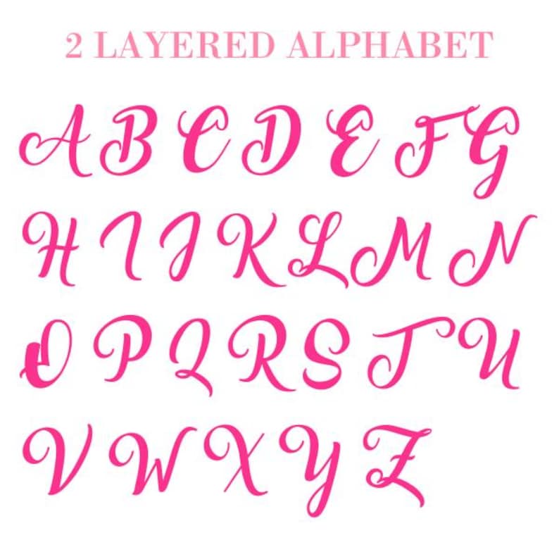 Amarillo Font, Layered Font Alpahbet SVG, 3D Font Alphabet PNG Files ...