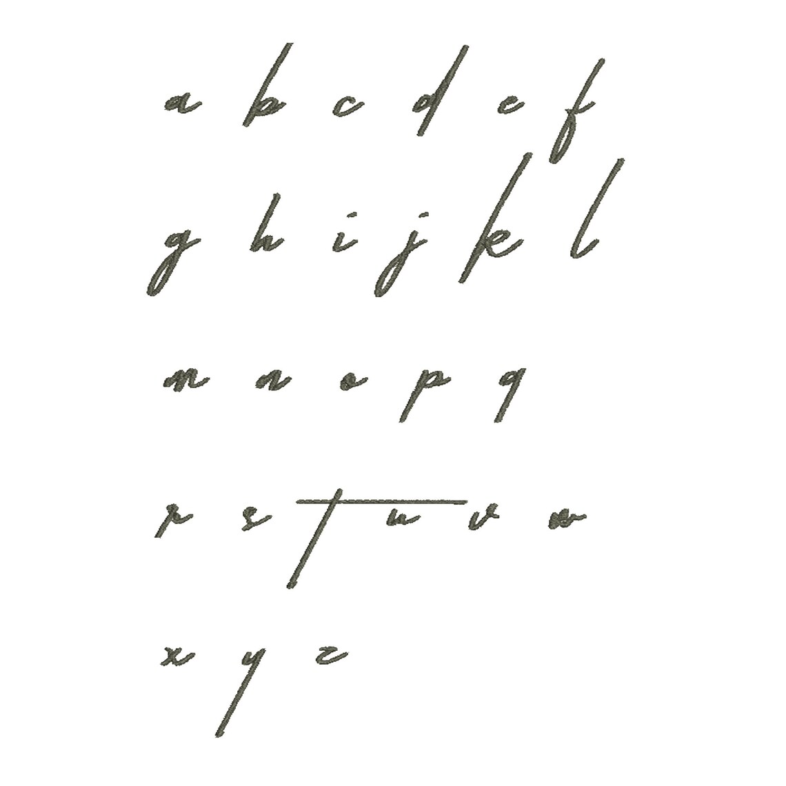 Steelvultures Duo Embroidery Font,script Font Satin Stitch Embroidery ...