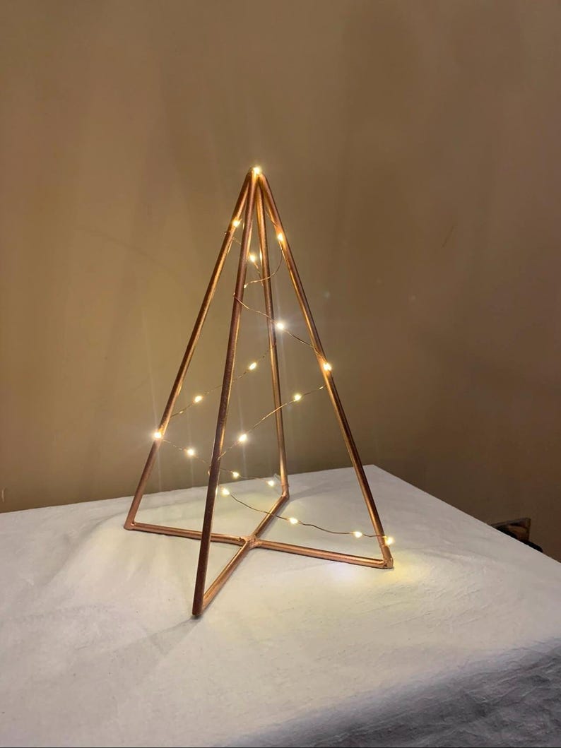 Hand Made Copper Christmas Tree - Etsy