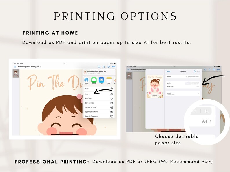 Pin the Dummy Baby Shower Game - Printable Floral Baby Shower Activity ...