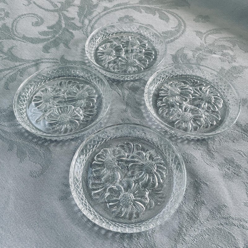 Retro Glass Coasters - Etsy