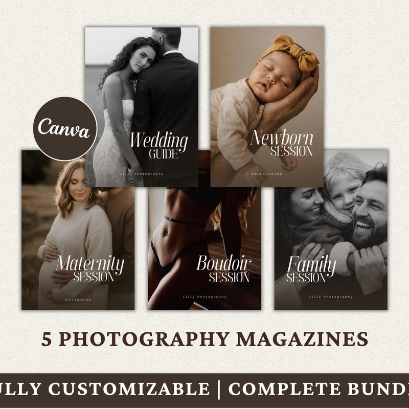 Template Magazine Family - Etsy