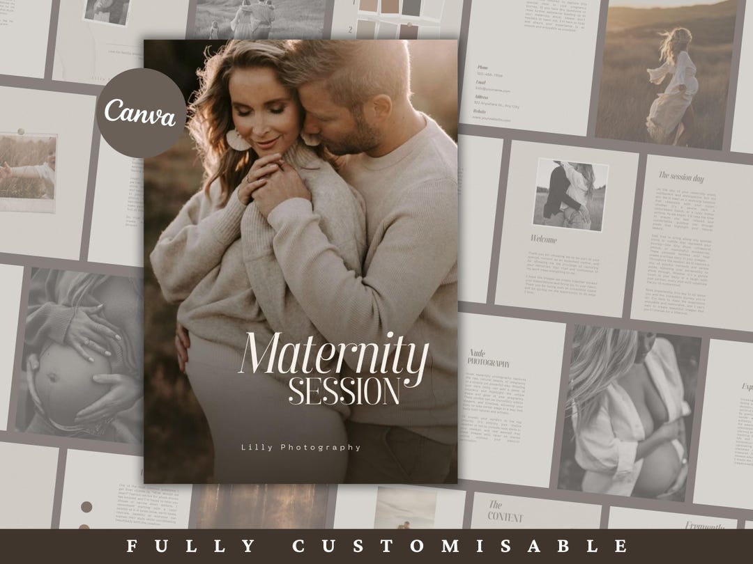Pre-written MATERNITY GUIDE Fully Customizable Guide Template for ...