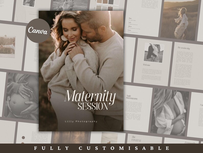 Pre-written MATERNITY GUIDE Fully Customizable Guide Template for ...