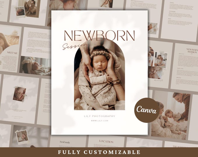 Newborn and Maternity Guide Bundle With Content, Newborn Photographer ...