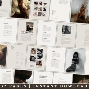 Boudoir Client Guide Photography Welcome Template Prep Guide Canva ...