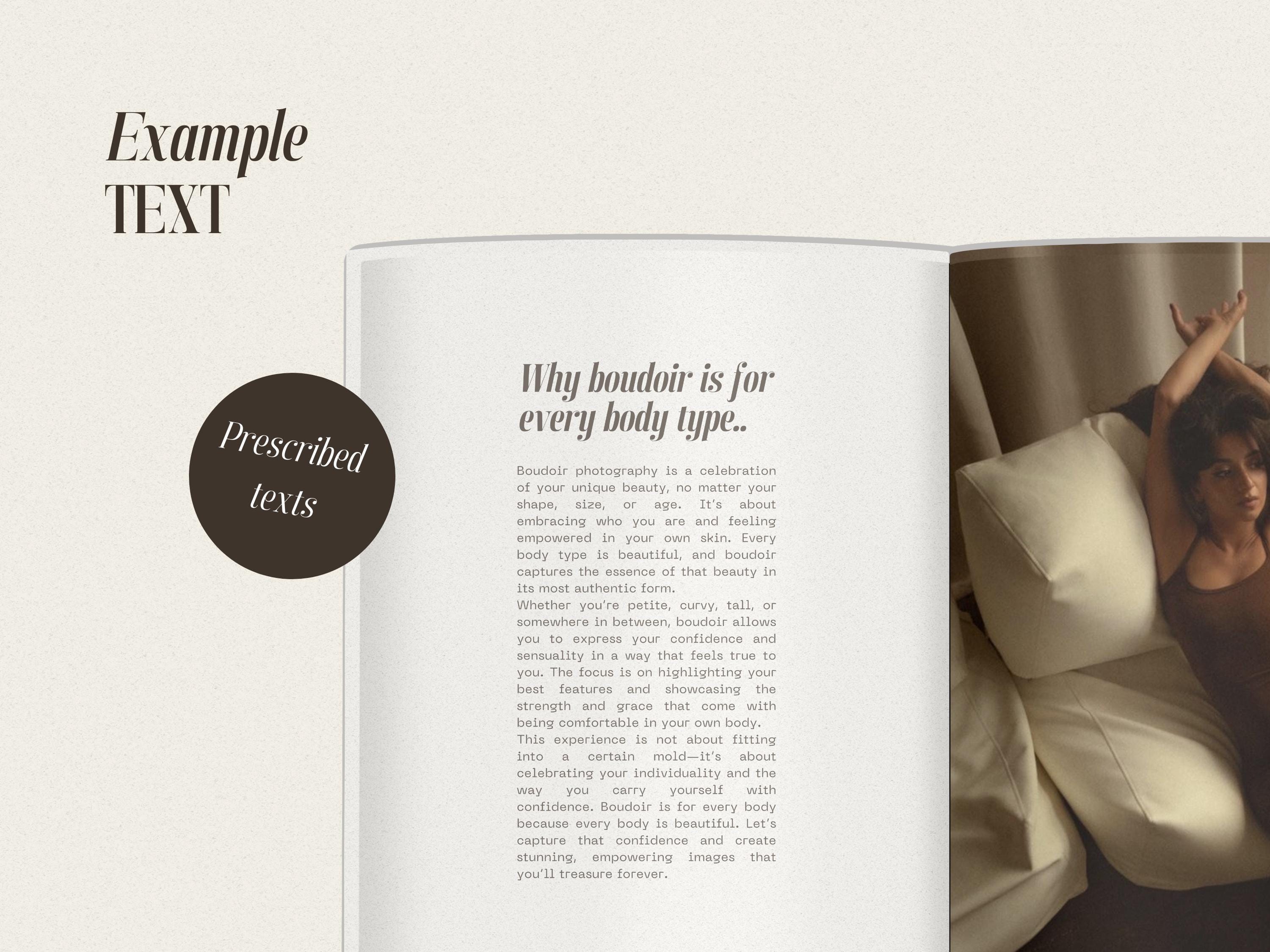 Boudoir Client Guide Photography Welcome Template Prep Guide Canva ...