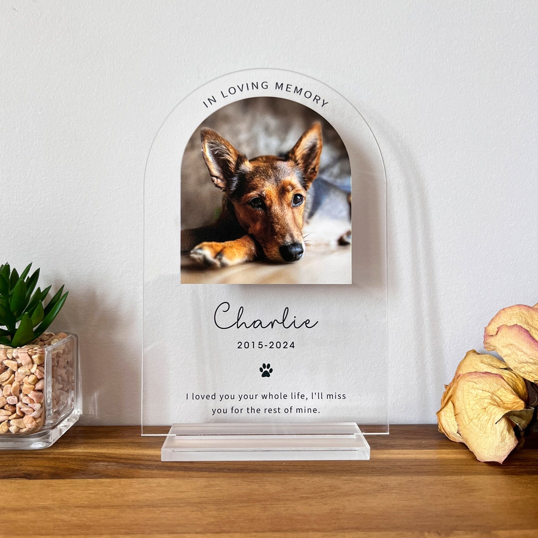 Custom Pet Remembrance Keepsake: Cherish Your Furry Friend's Memory With a Personalized Memorial ...