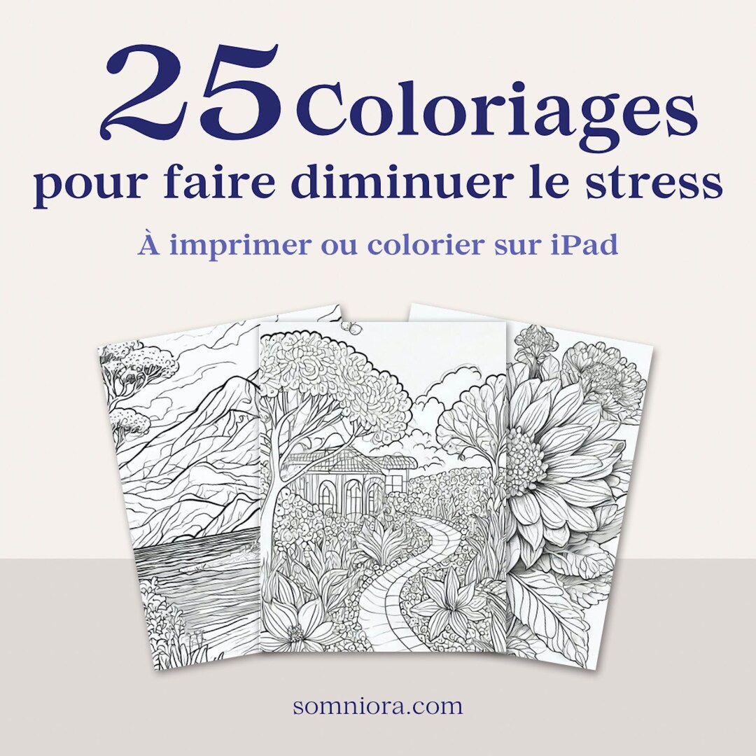 Anti Stress Coloring Pages - Etsy