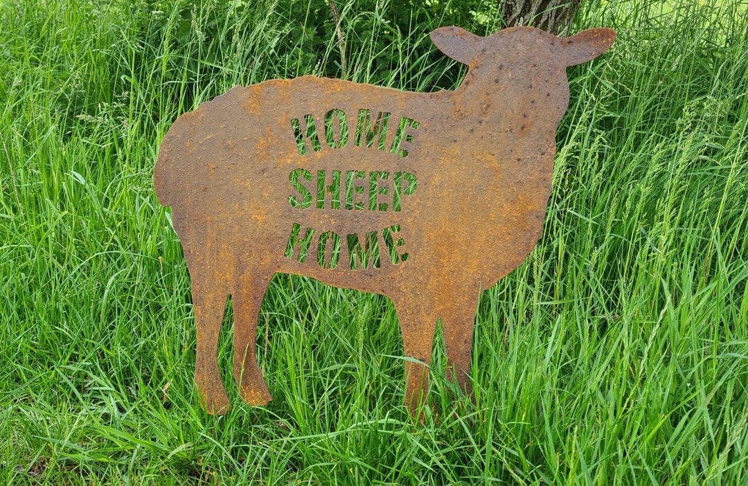 Noble Rust Sheep Rust Figure Rust Plug Animal Figure Garden Plug Garden ...
