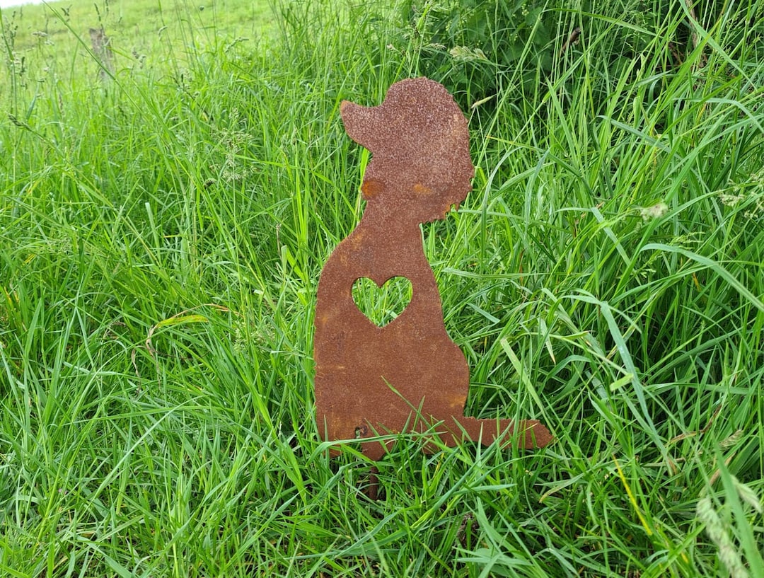 Poodle, King Poodle, Garden Stake, Rusty Metal, Garden Decoration, Rust ...