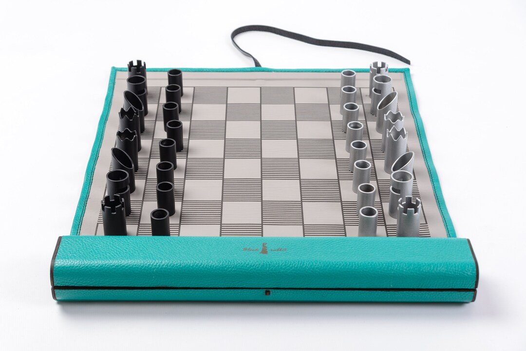 Chess Set Leather Chess Board - Etsy