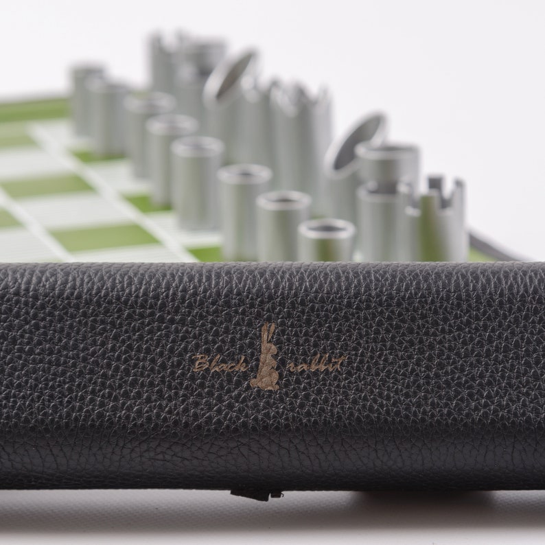 Chess Pieses Custom Chess Set Leather Chess Board Travel Chess Set ...