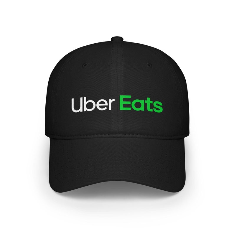 Uber Eats Cap, Food Delivery Hat, NOT EMBROIDERED, Driver Baseball ...