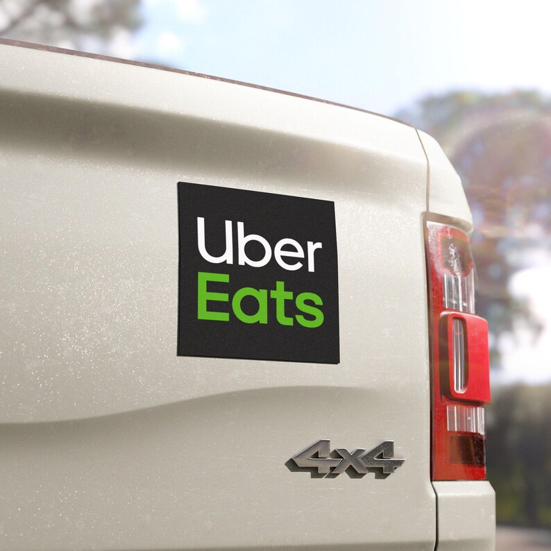 Uber Eats Car Magnets - Food Delivery Driver Car Magnet, Vehicle Door ...