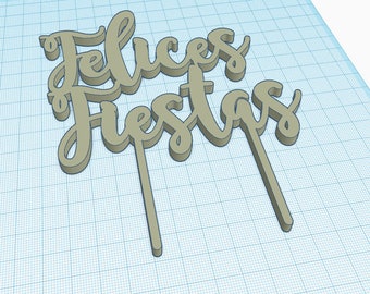 Cake Topper STL Files, 3D Print, Happy Birthday, 3D STL - Etsy