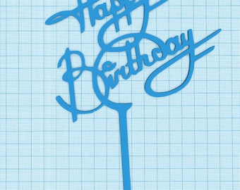 Cake Topper STL Files, 3D Print, Happy Birthday, 3D STL - Etsy