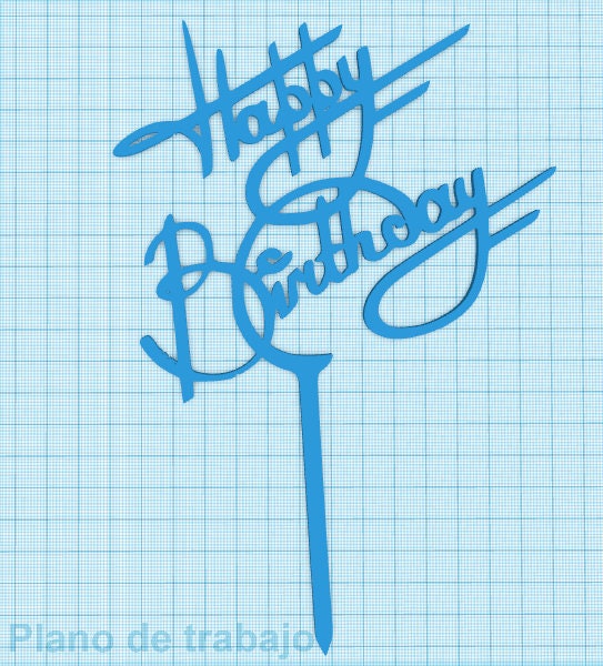 Cake Topper STL Files, 3D Print, Happy Birthday, 3D STL - Etsy