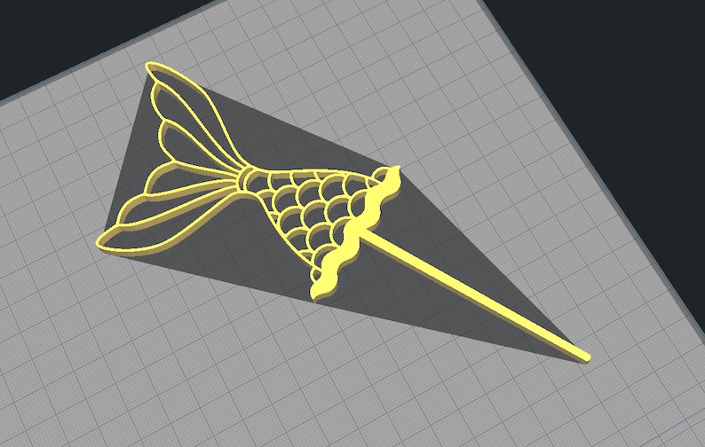 Cake Topper STL Files, 3D Print, Mermaid , 3D STL - Etsy