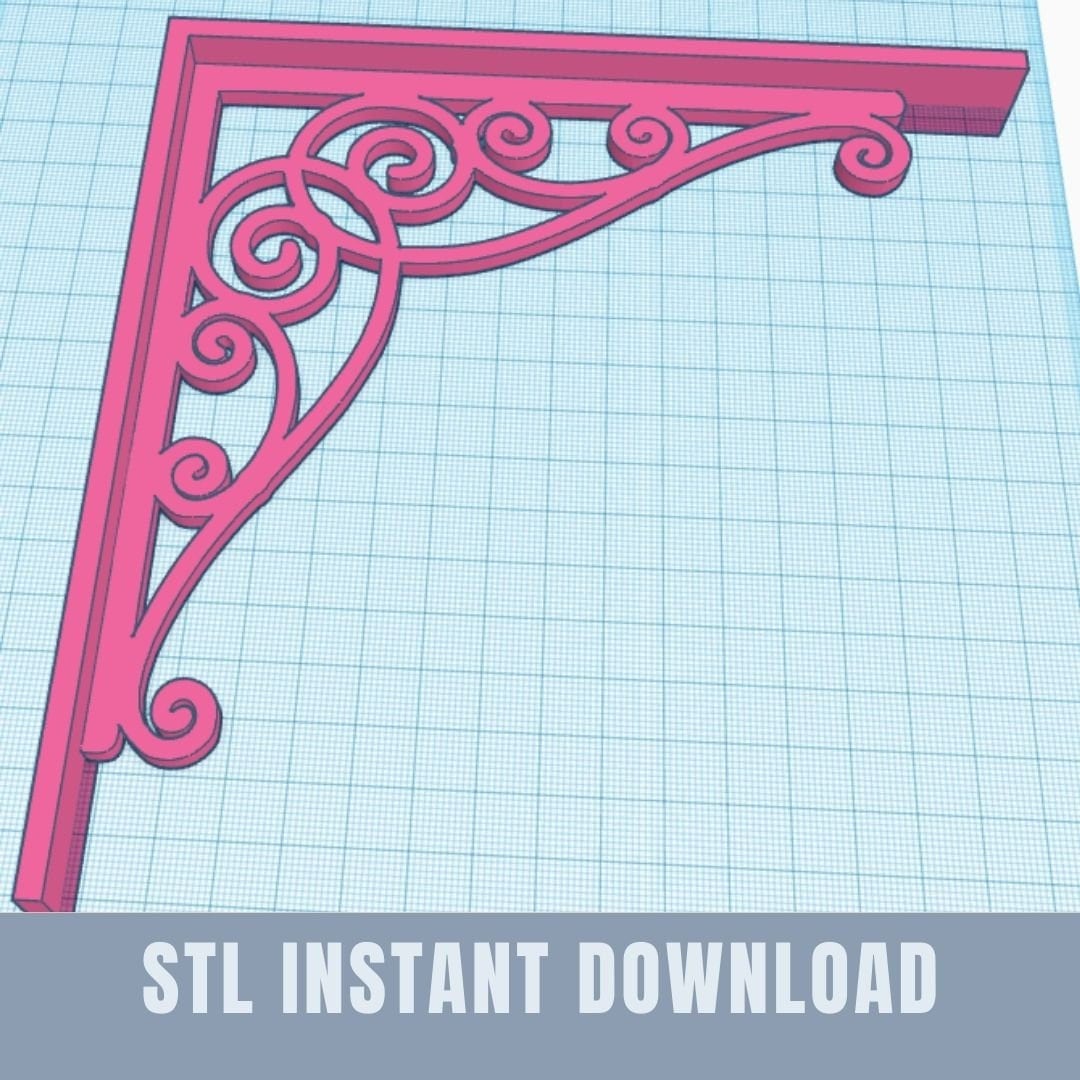 Shelf Bracket Support STL Files, 3D Print, Corner Brackets Stand, 3D STL - Etsy