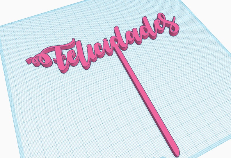 Cake Topper STL Files, 3D Print, Congratulations, 3D STL - Etsy