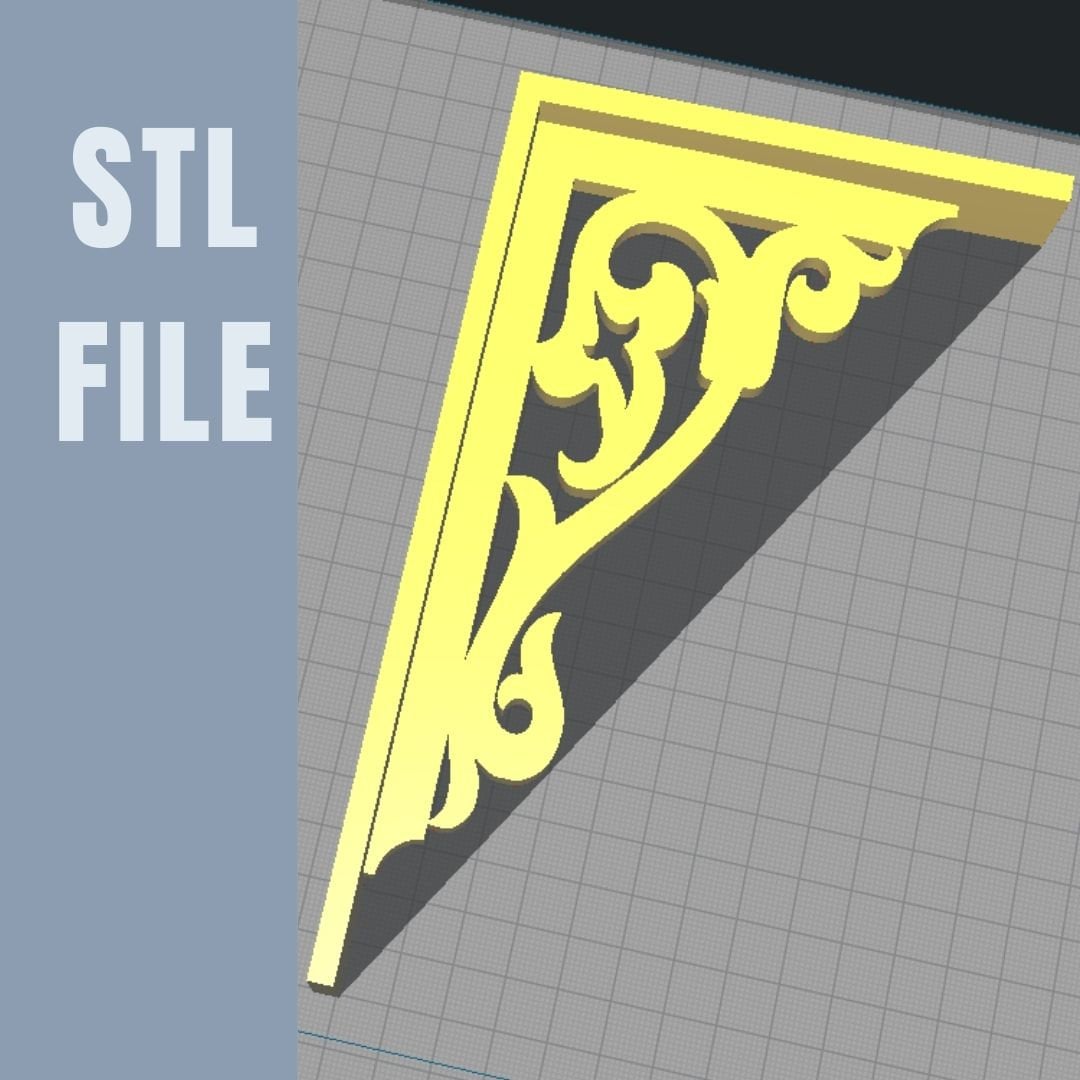 Shelf Bracket Support STL Files, 3D Print, Corner Brackets Stand, 3D STL - Etsy