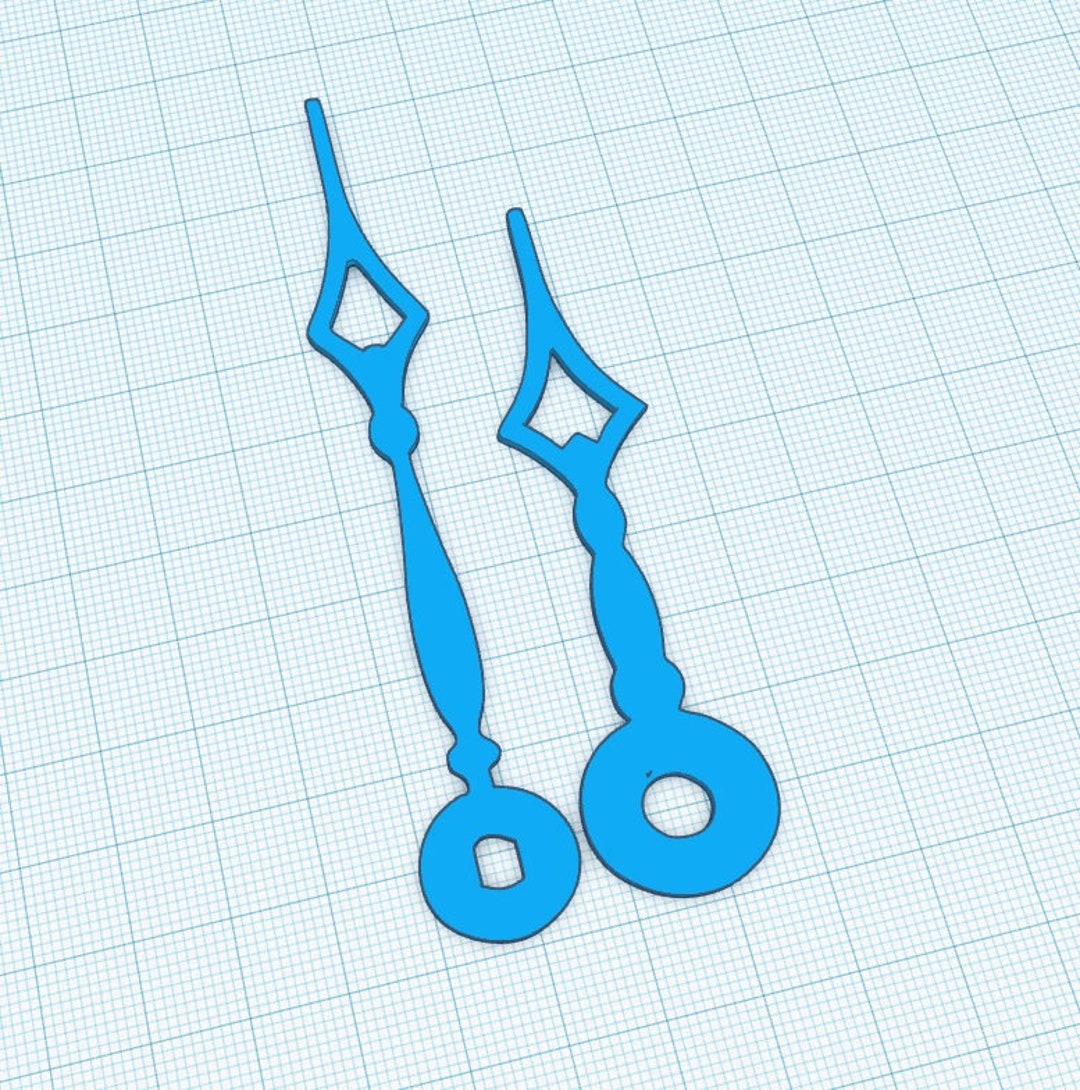 Clock Template, 3D Print, 3D STL, Clock Ornament - Etsy