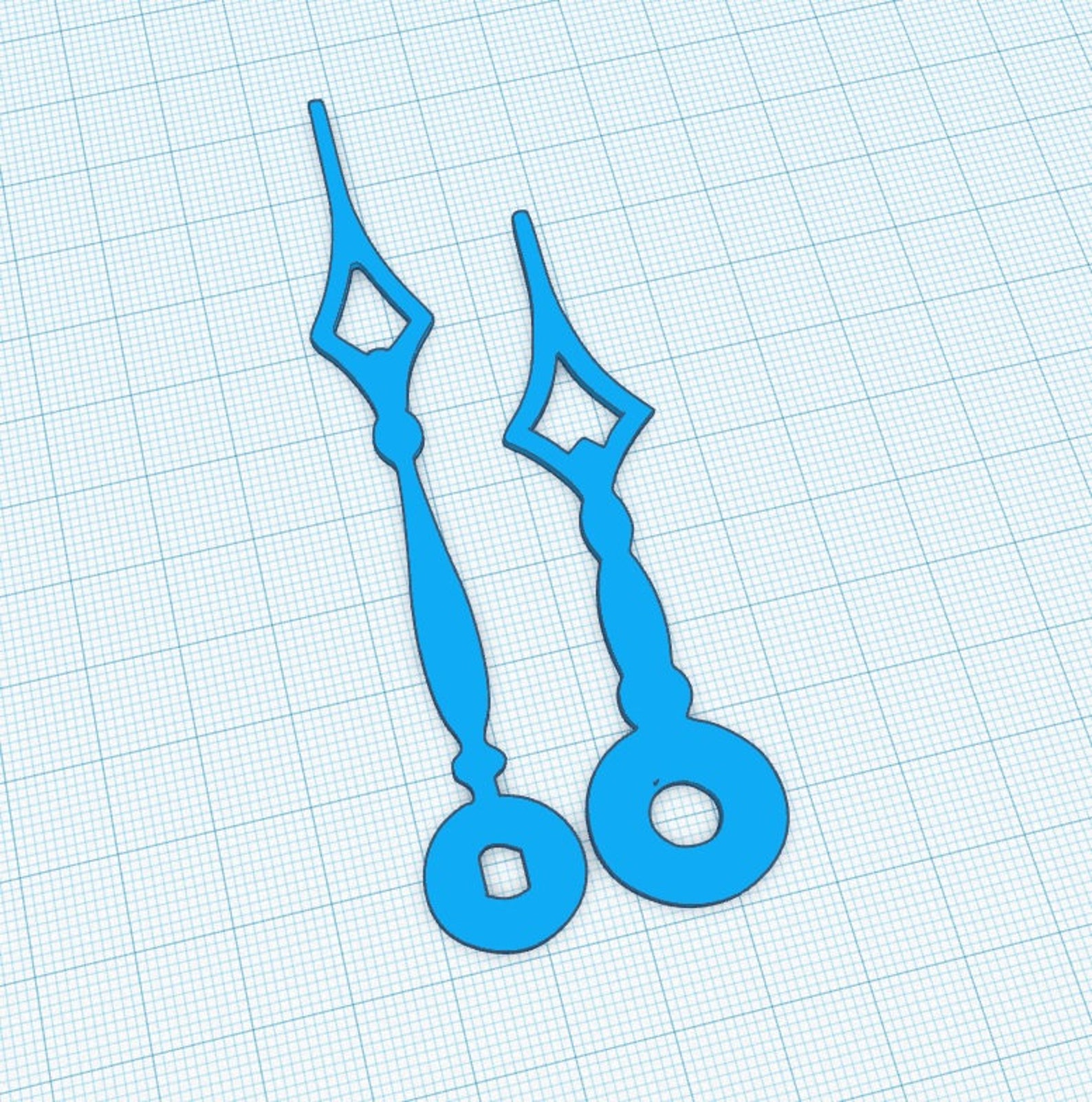 Clock Template, 3D Print, 3D STL, Clock Ornament - Etsy