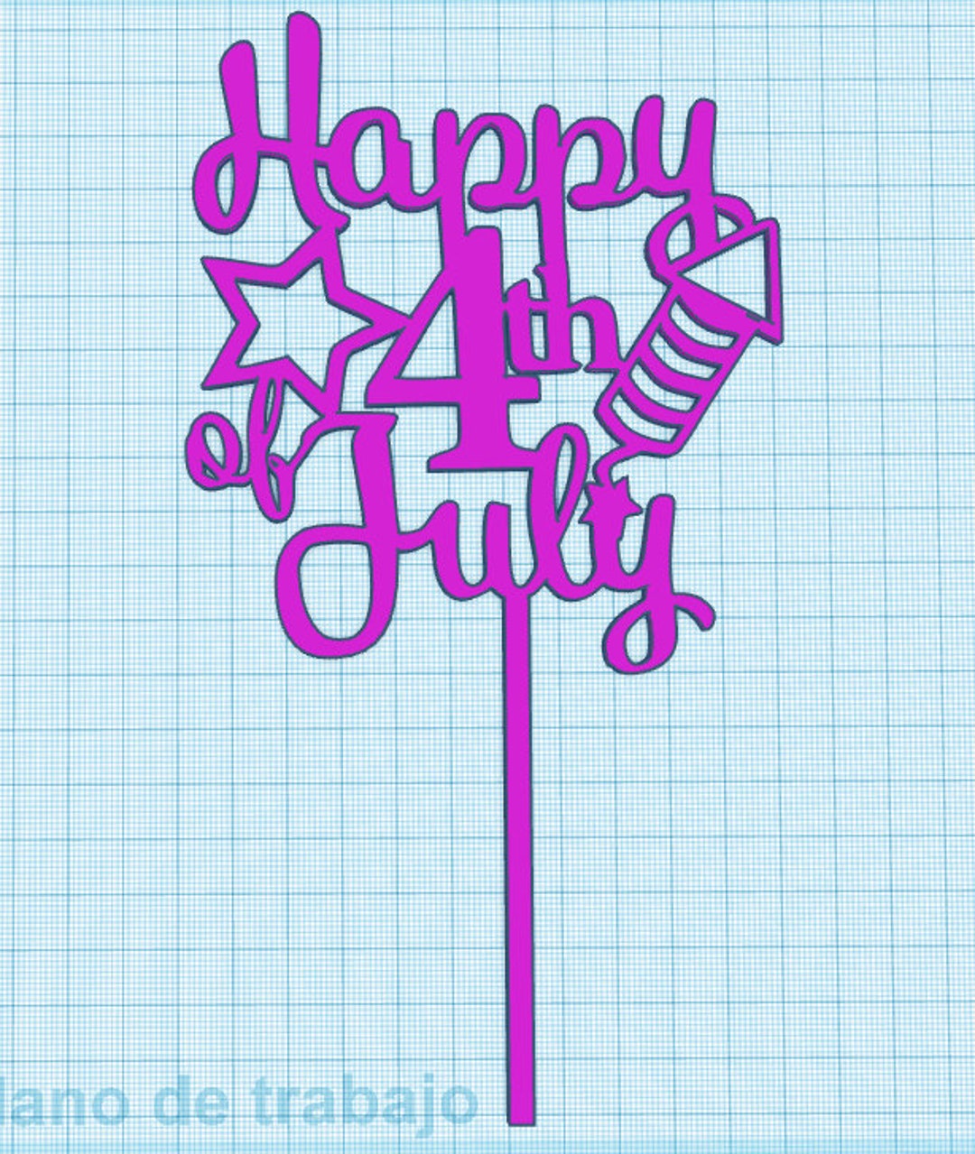 Independence Day ,4th of July STL Files, 3D Print, 4thofjulystl, 3D STL ...