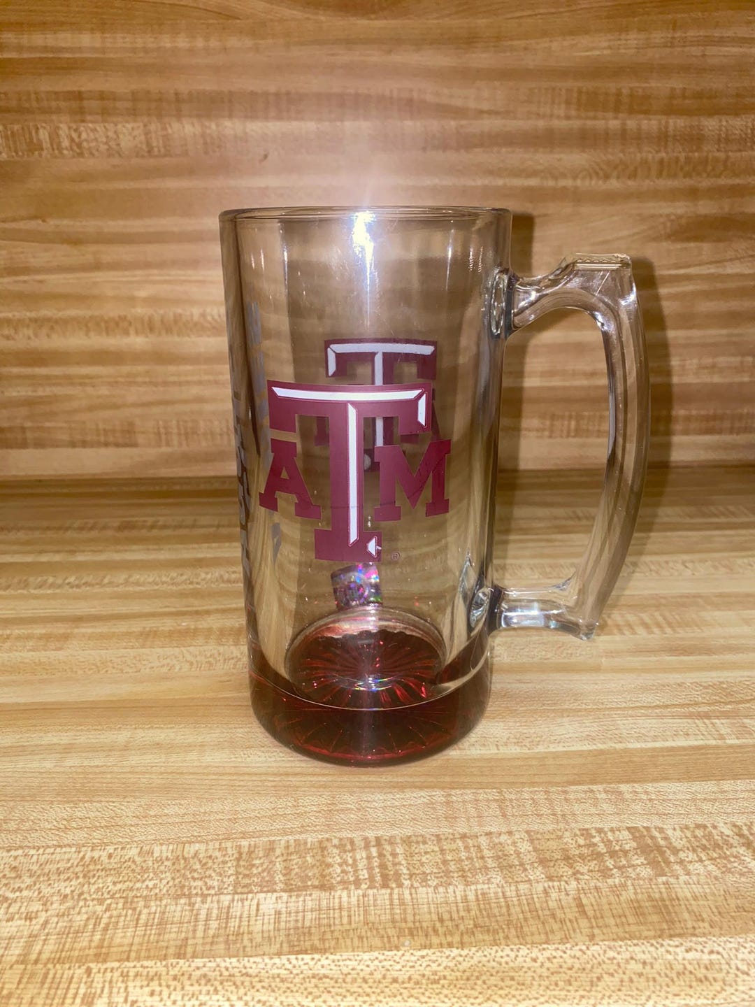 Texas A&M University Aggies Beer Stein Glass Mug Senior Ring Dunk ...