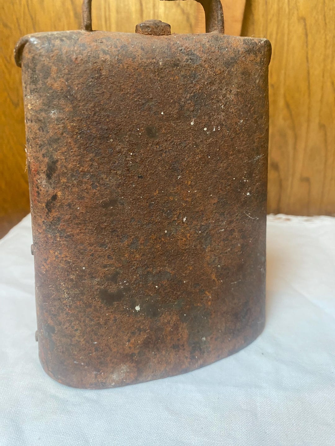 Primitive Rusty Crusty Cow / Livestock Bell for Farmhouse French ...