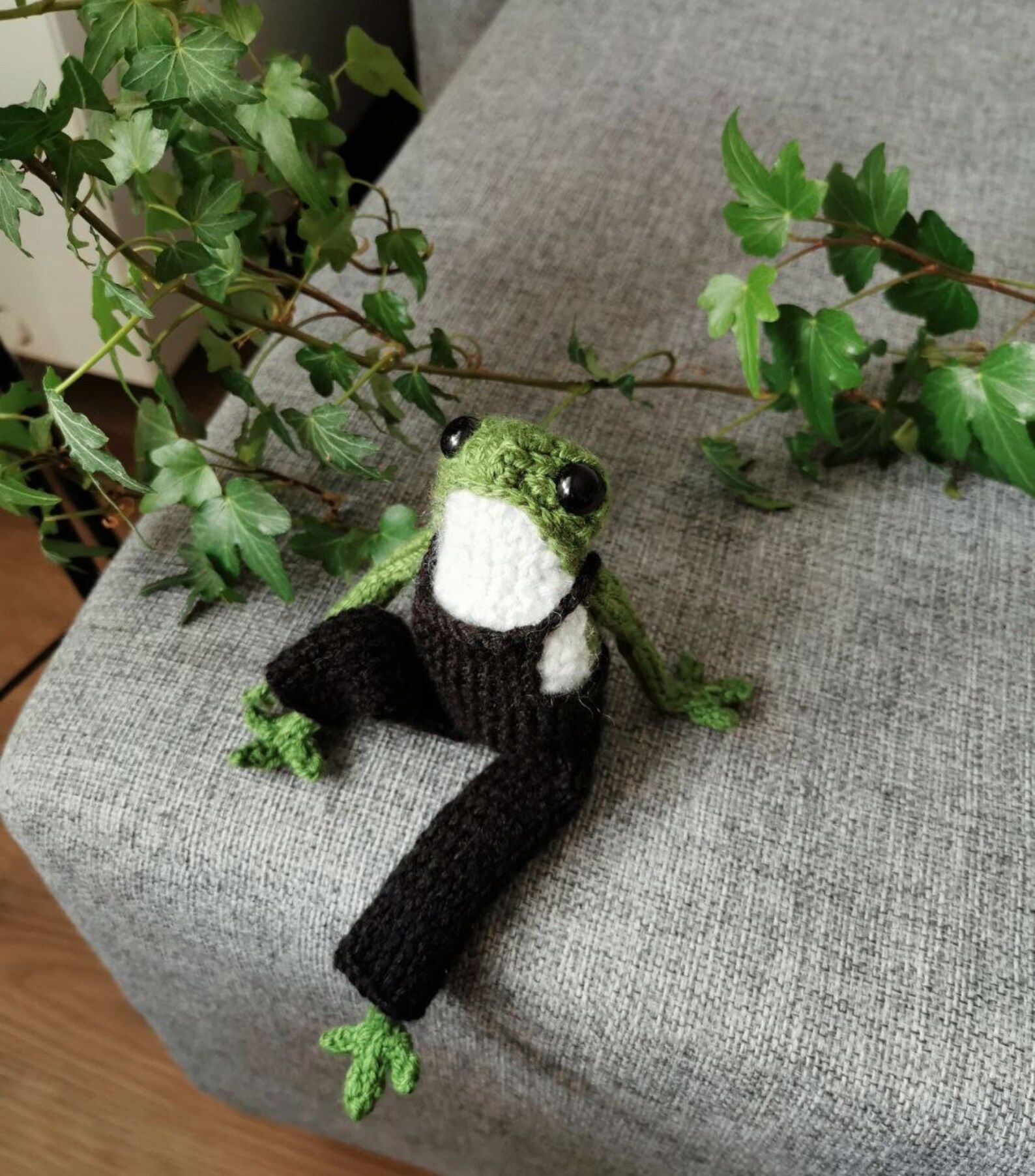 Handmade Overalls for Knitted Frog - Etsy