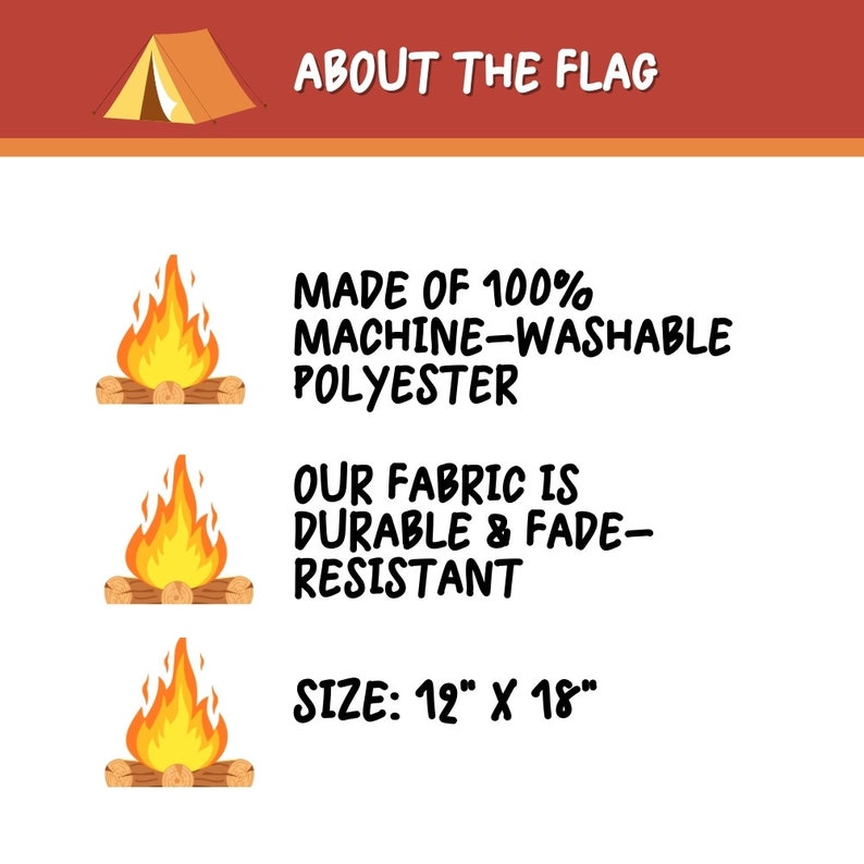 Custom Camping Flag, Welcome to Our Campsite Personalized Flag, Custom ...