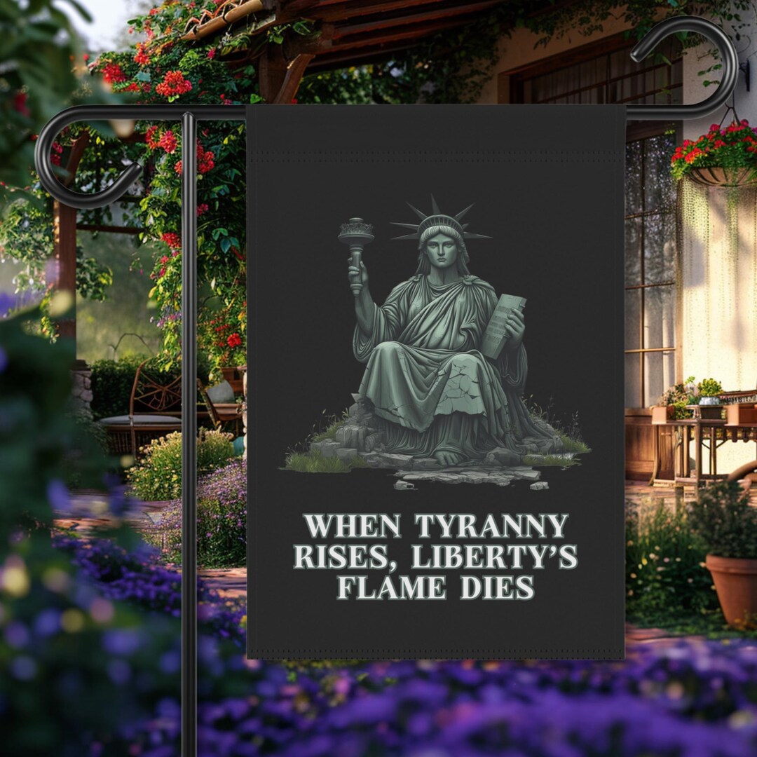 Lady Liberty Flag - Statue of Liberty Pro-democracy Yard Flag, Civil ...