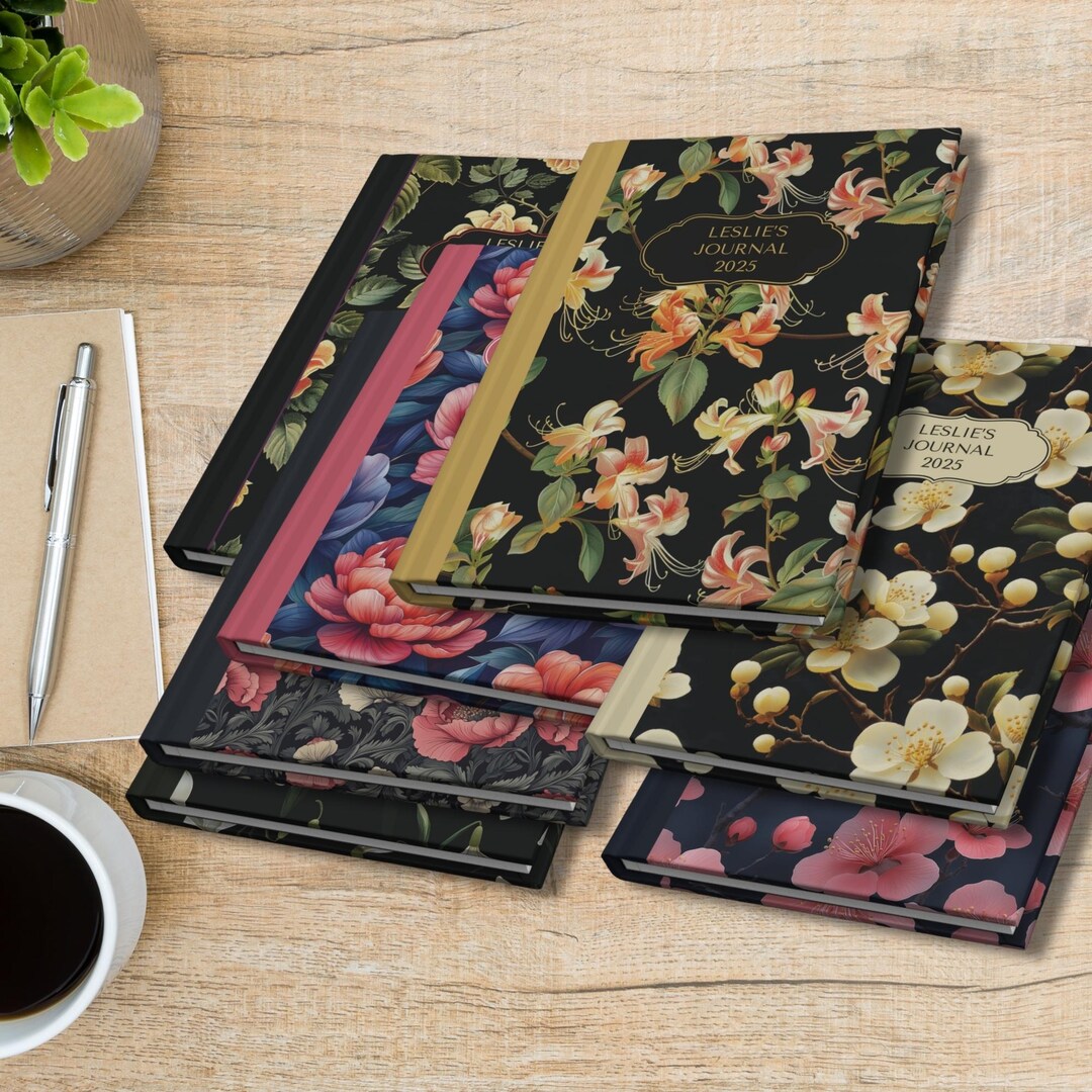 Personalized Birth Flower Journal: Floral Keepsake Notebook - Etsy