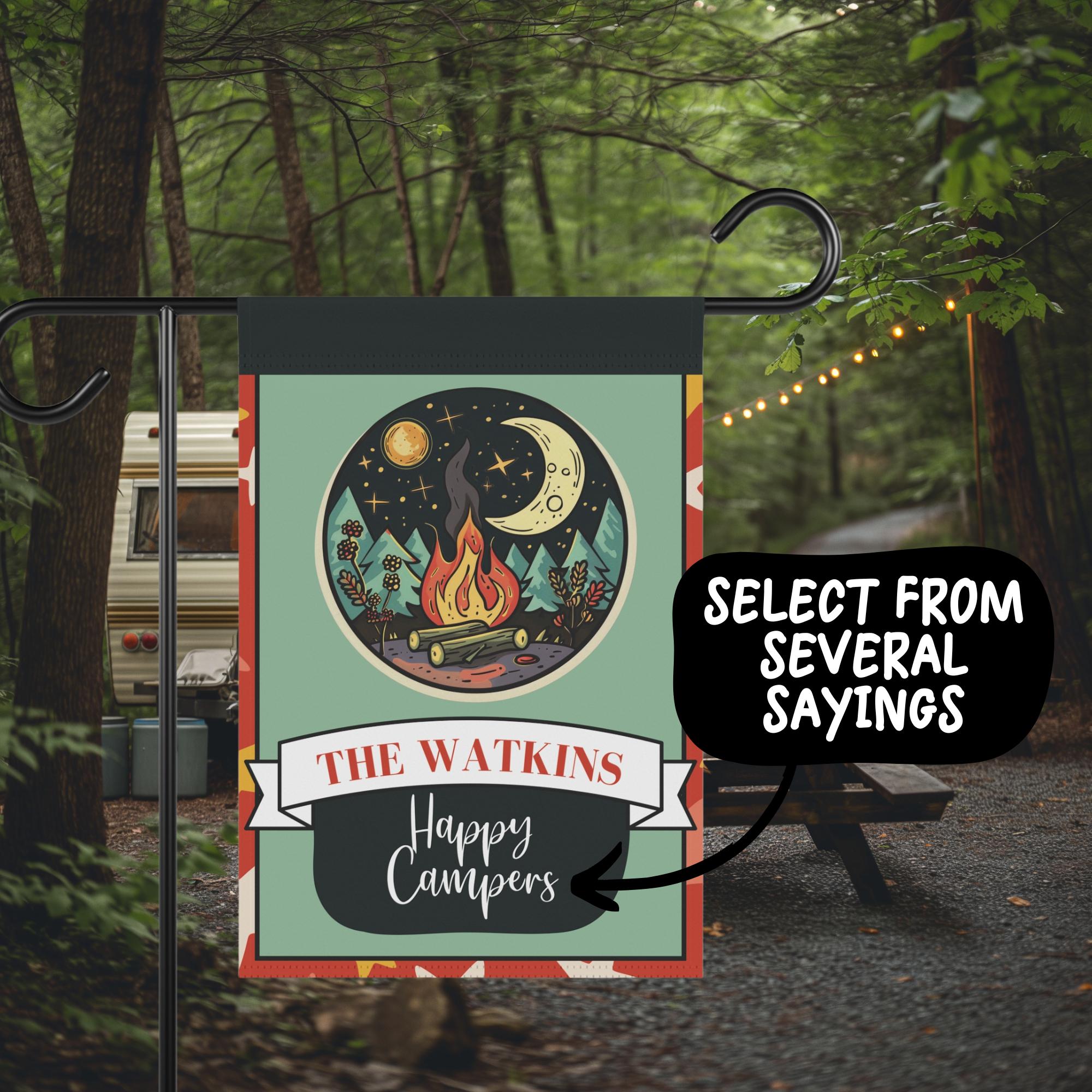 Custom Camping Flag: Personalized Campsite Decor - Etsy