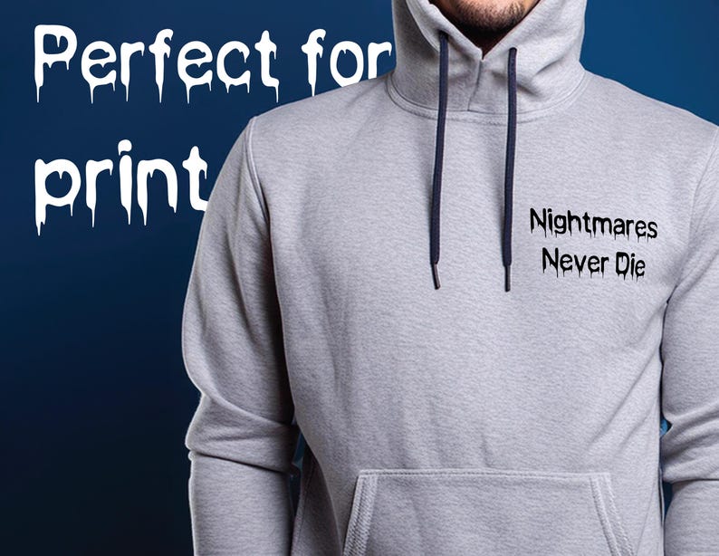 Spooky Drip Font – Horror Typeface With Creepy Melting Letters for ...