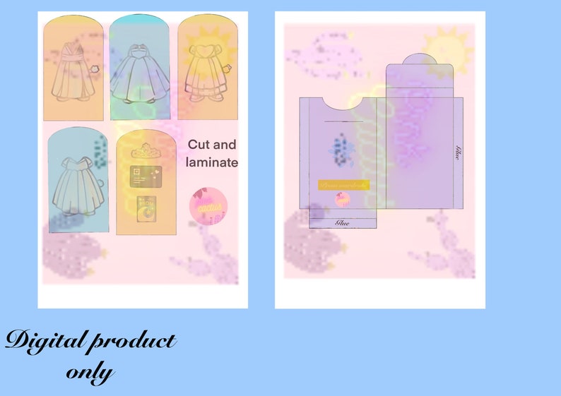 Toca Boca Prom Paper Doll Printable Craft - Etsy UK