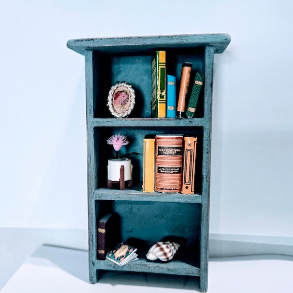 Miniature Bookcase - Etsy
