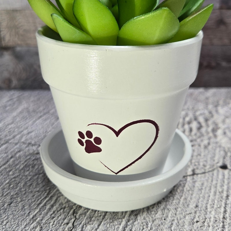 Heart Flower Pot - Etsy