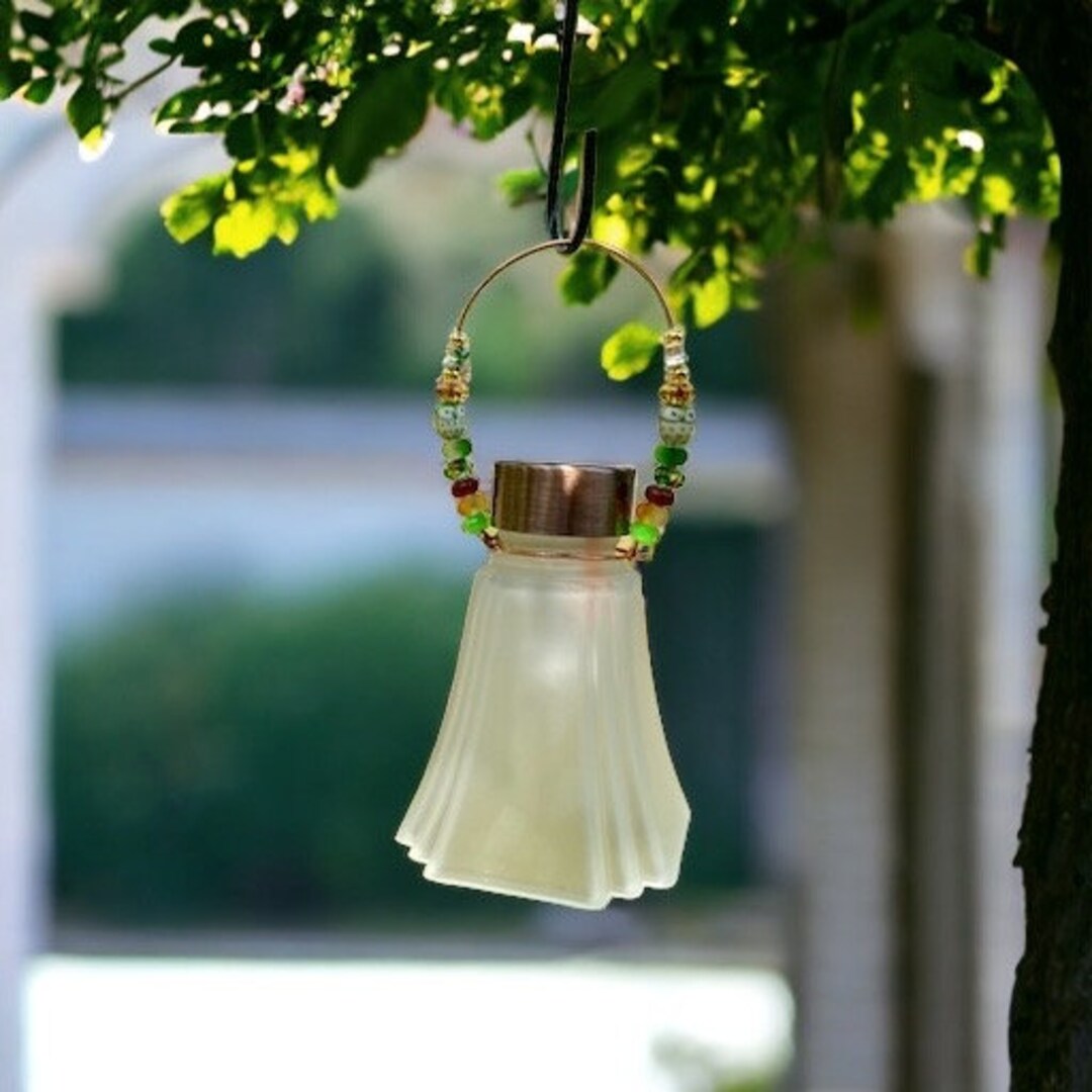 Vintage Beaded Solar Light - Etsy