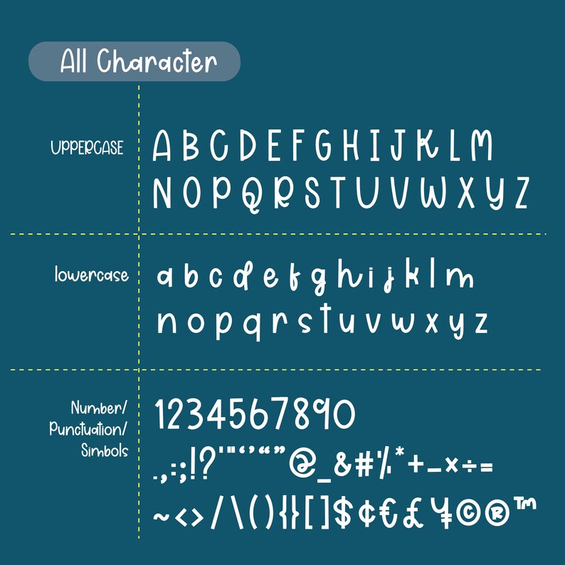 Truestory Font - Cute Handwritten, Clean Font, Cute Handwriting ...