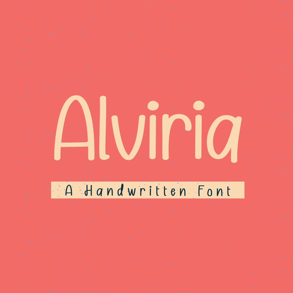 Alviria Font - Cute Handwritten, Clean Font, Cute Handwriting, Digital ...